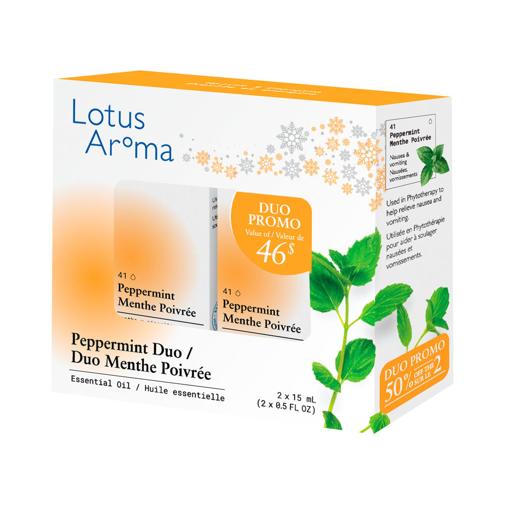 Essential Oil Peppermint Duo – Lotus Aroma