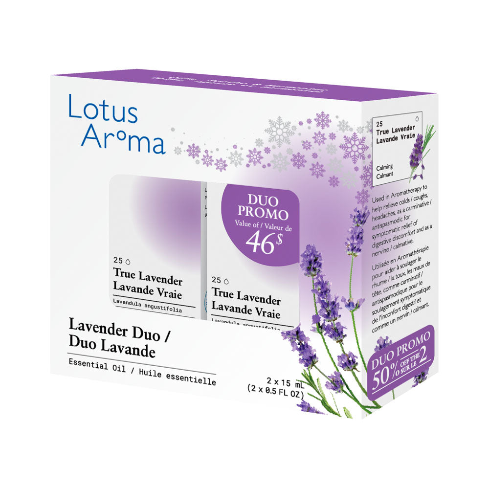 Essential Oil True Lavander Duo – Lotus Aroma