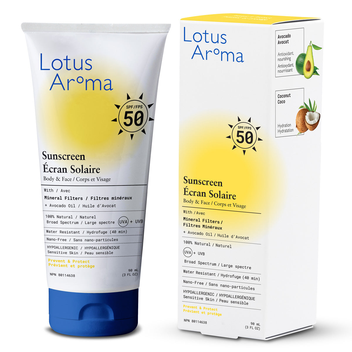 Sunscreen SPF 50 – Lotus Aroma